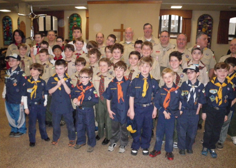 Local Scouts Attend Mass At St. Patrick’s Church | The Huntingtonian