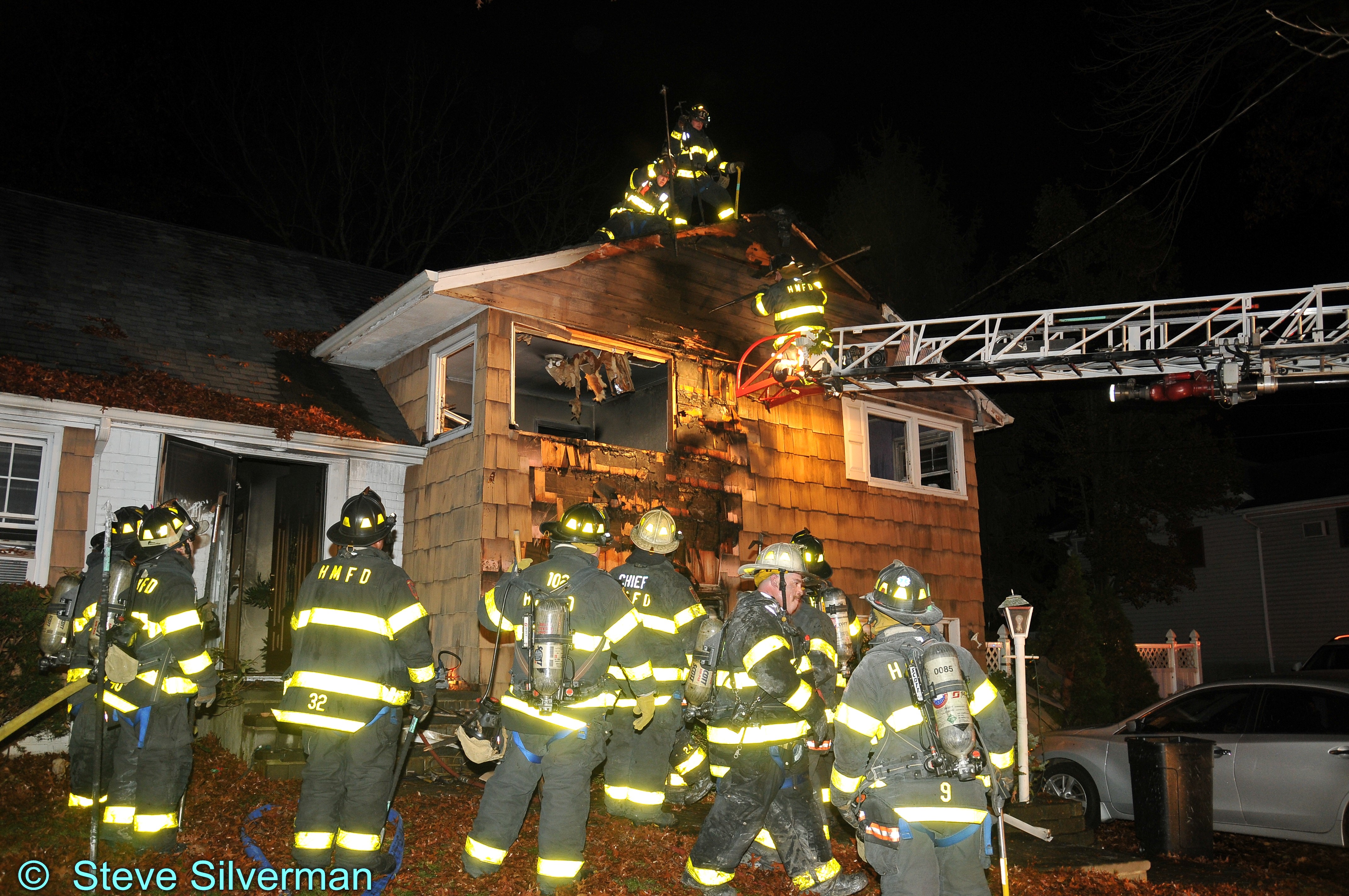 Cold Spring Hills Road Fire Put Out by Huntington Manor Fire Department ...