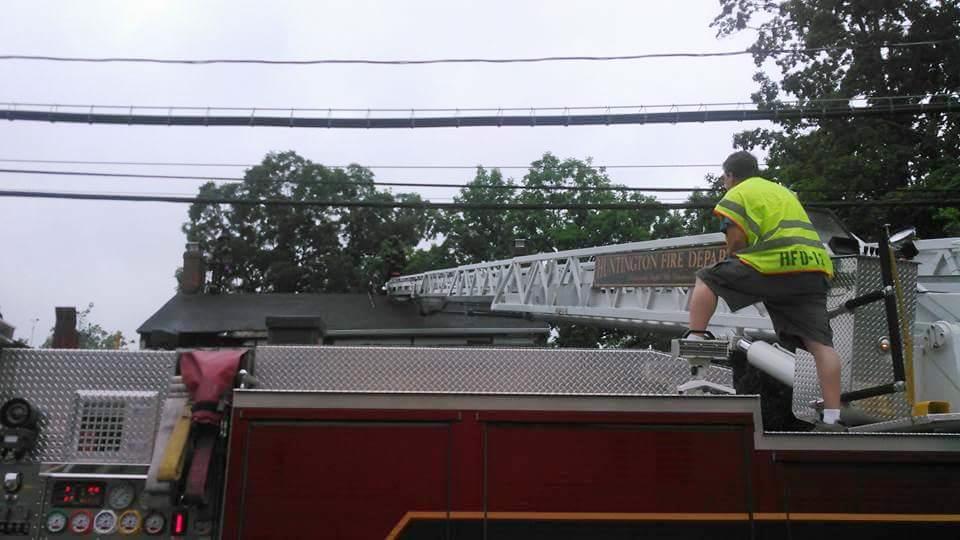Huntington Fire Department Battles House Fire During Storm | The ...