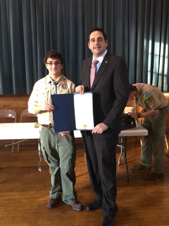 New Eagle Scout Jeremy Bombace | The Huntingtonian